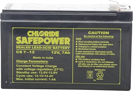 Exide 12V 7Ah Powersafe Battery
