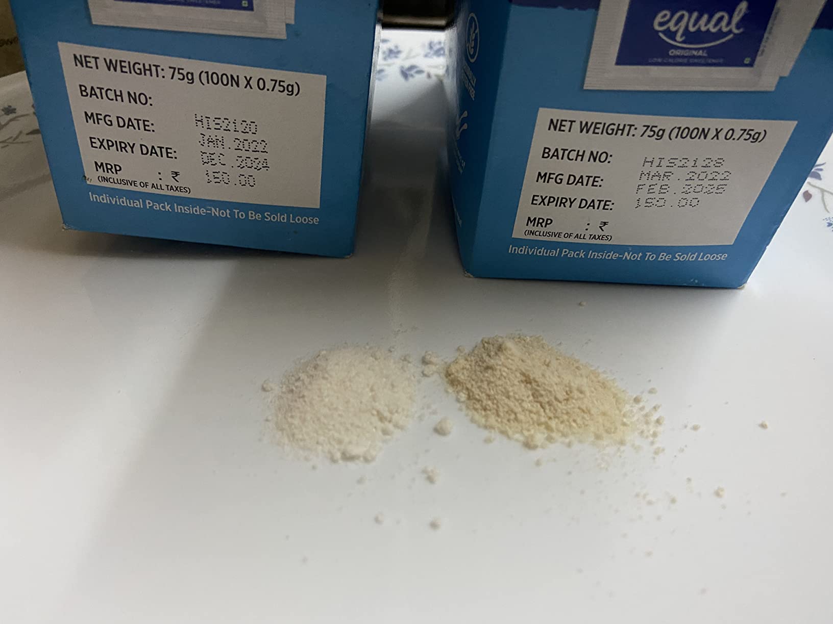 Equal Original Low Calorie Sweetener | Ideal for Diabetic Patients ...