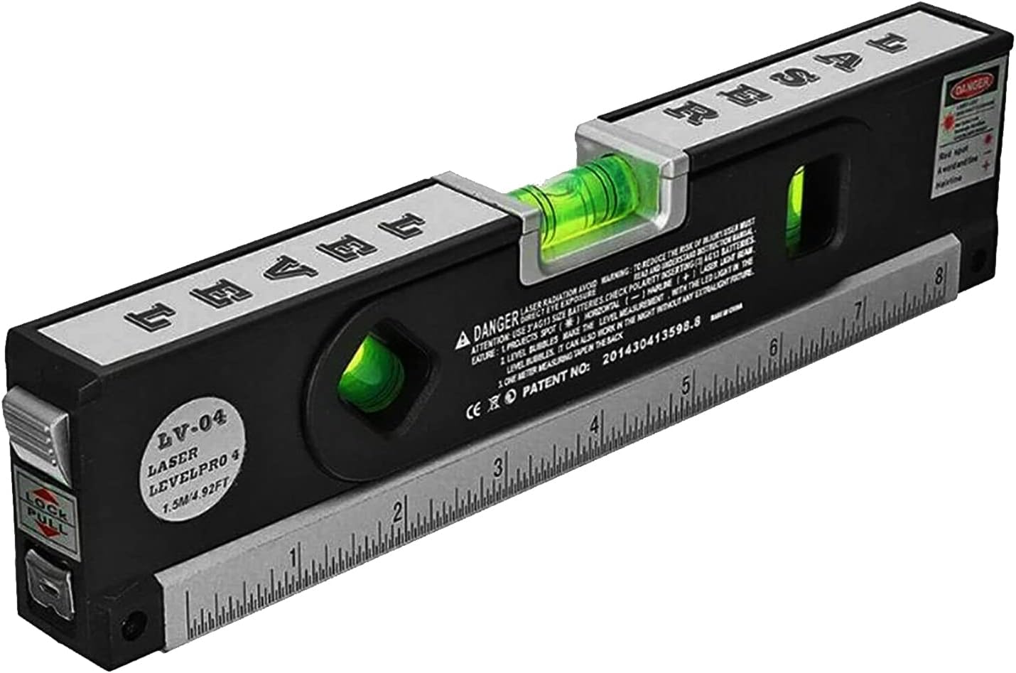 Laser Level Tape Measuring Multipurpose Spirit Level Laser Horizontal ...