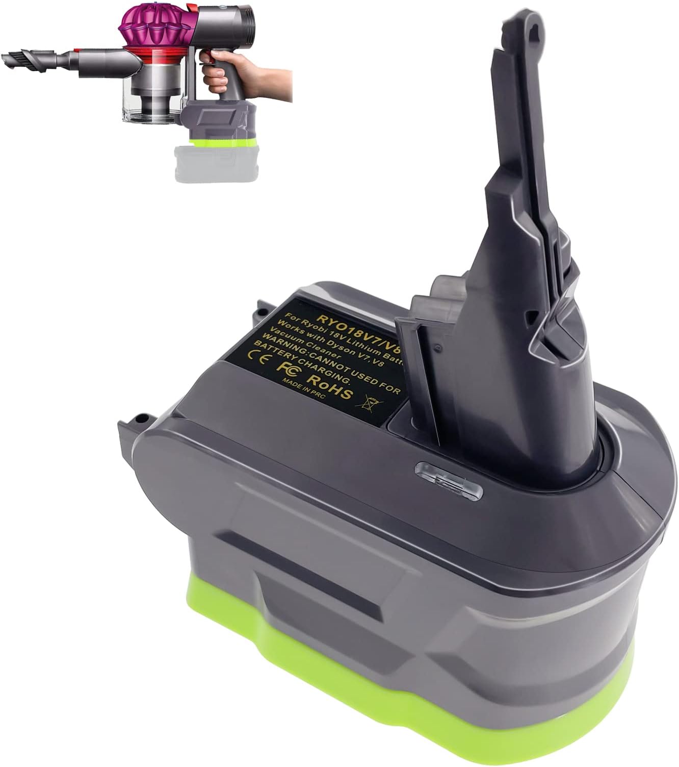 Amazon.com: MAKBOS for Ryobi for Dyson V6 Battery Adapter,for Dyson V6 ...