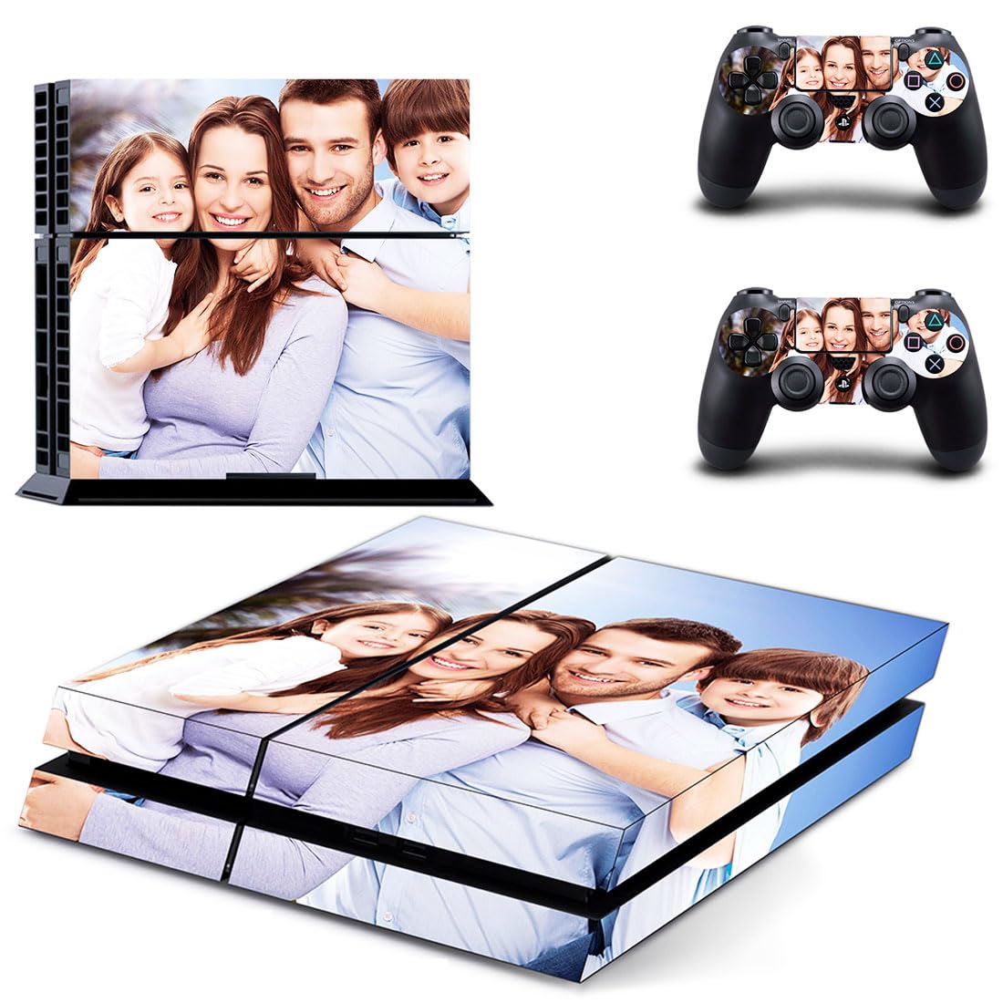 Amazon.com: Custom Vinyl Skin Sticker Decal Cover for PS4 Console and ...