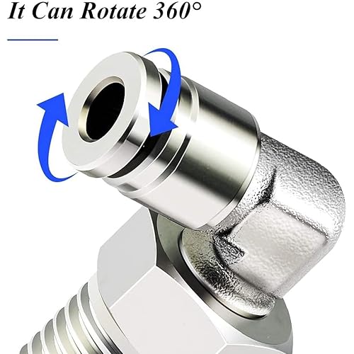 Snapklik.com : TAILONZ PNEUMATIC 304 Stainless Steel Male Elbow 4MM Tube OD X 1/8 Inch NPT ...