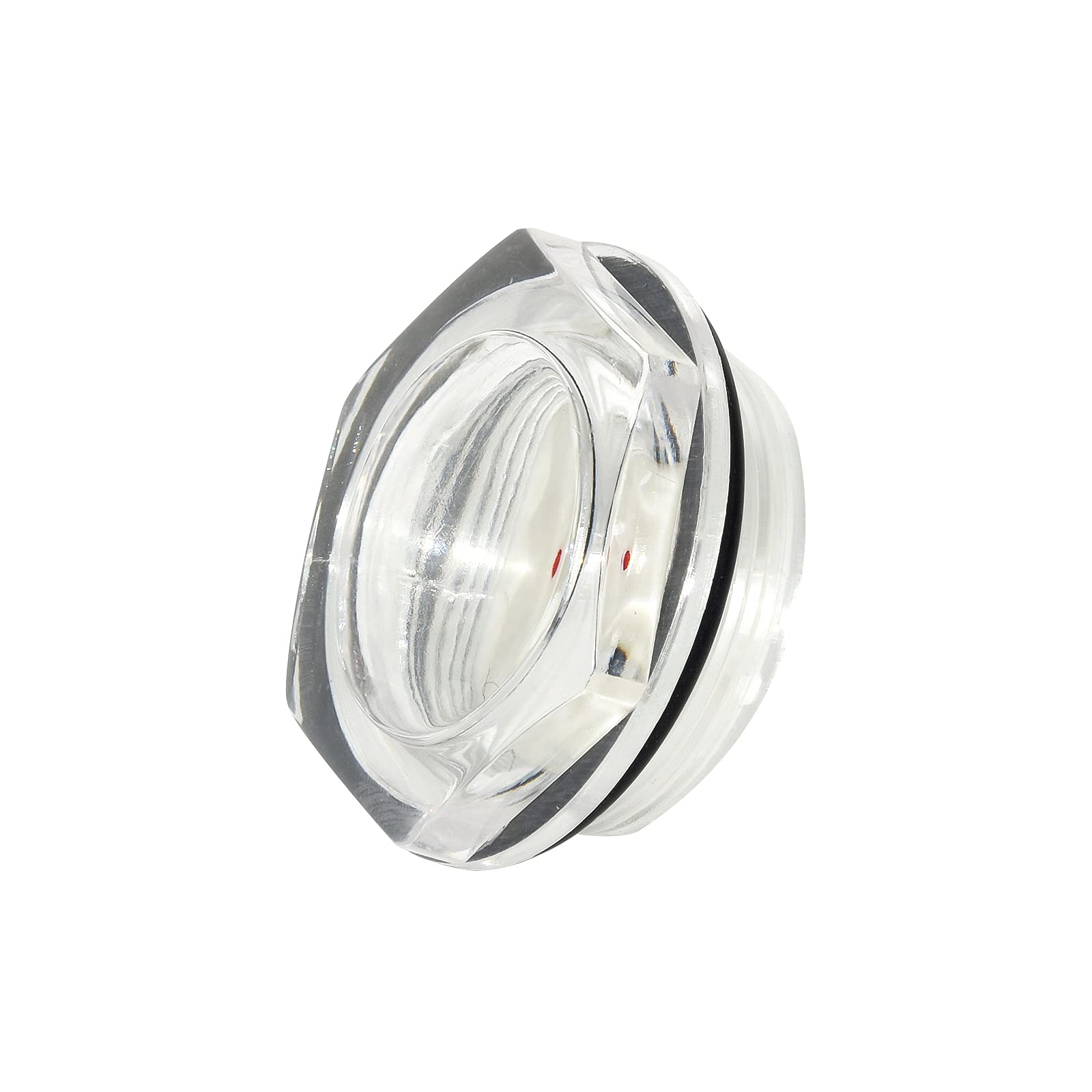 Snapklik.com : Plastic 60mm Dia Male Thread Air Compressor Oil Level ...