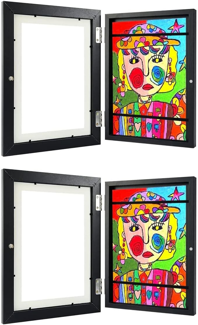 Amazon.com: [2-Pack] Kids Art Frame | Kids Art Frames Front Opening ...