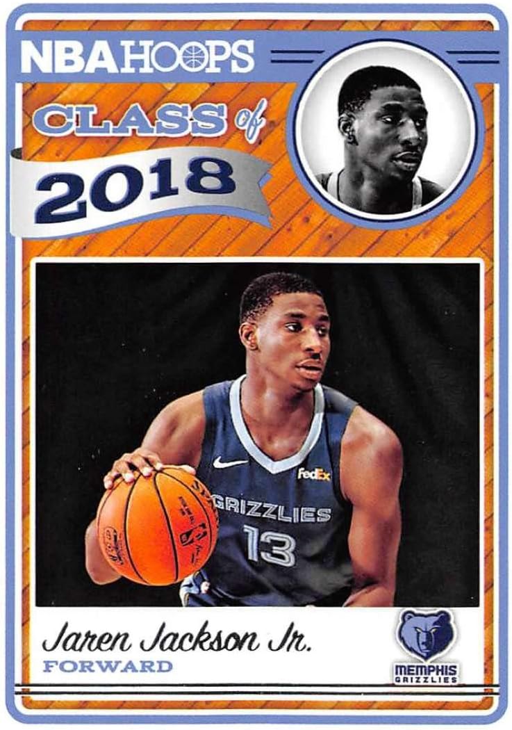 Amazon.com: 2018-19 NBA Hoops Class of 2018#4 Jaren Jackson Jr. Memphis ...