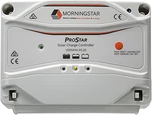 Amazon.com : Morningstar Prostar 15A PWM Solar Charge Controller (PS-15 ...