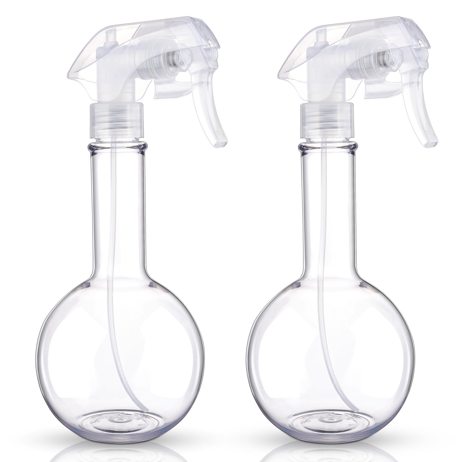 Amazon.com: Hethyo Plastic Spray Bottles 12oz/350ml 2 Pack Empty Spray ...