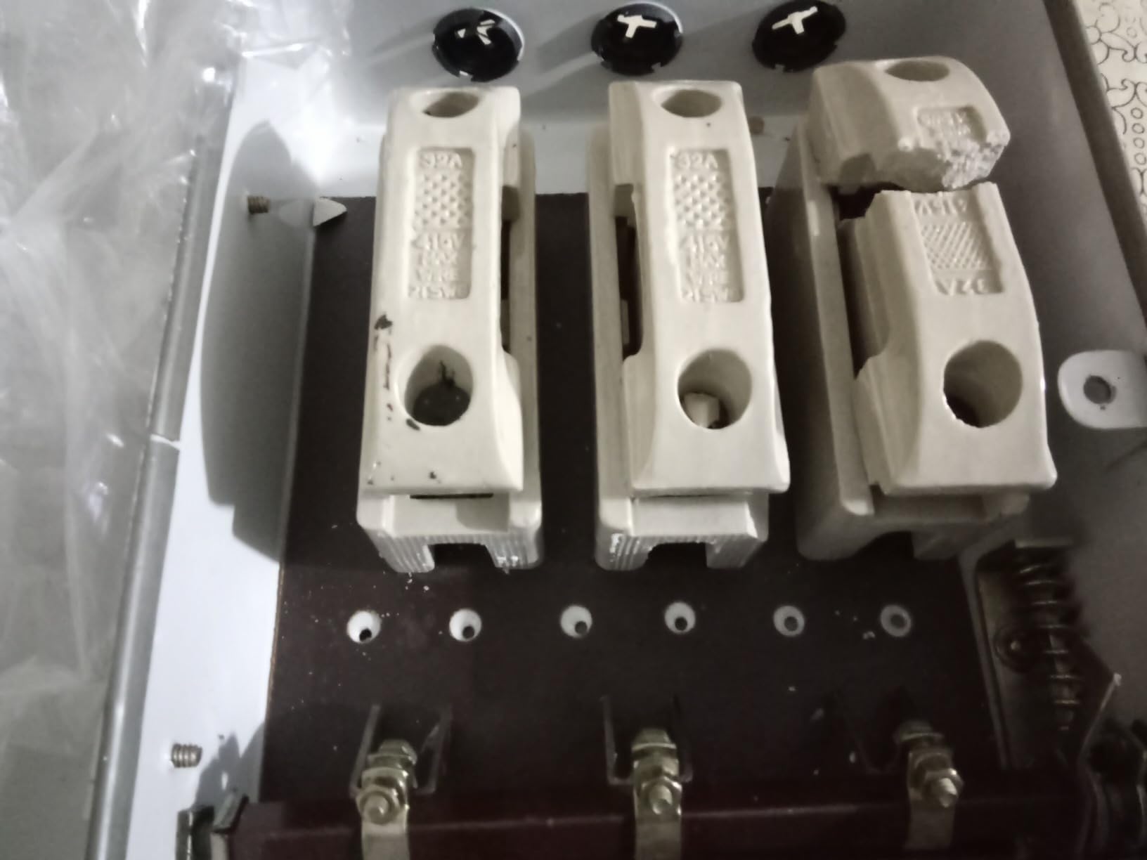 MME electric main switch box Control Panel Three Phase Main Switches ...