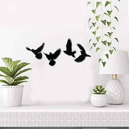 Art Street Bird MDF Wall Plaque/Wall Sign for Home Decoration Ready to ...