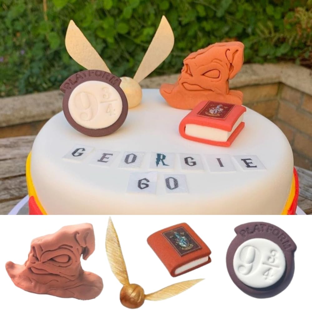 Handmade Edible Cake Toppers Set Of Edible Sugar Fondant Cake ...