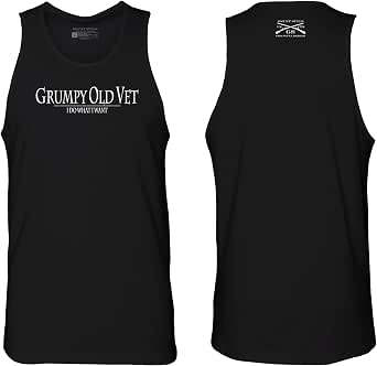 Amazon.com: Grunt Style Grumpy Old Vet Men's Tank Top : Clothing, Shoes ...