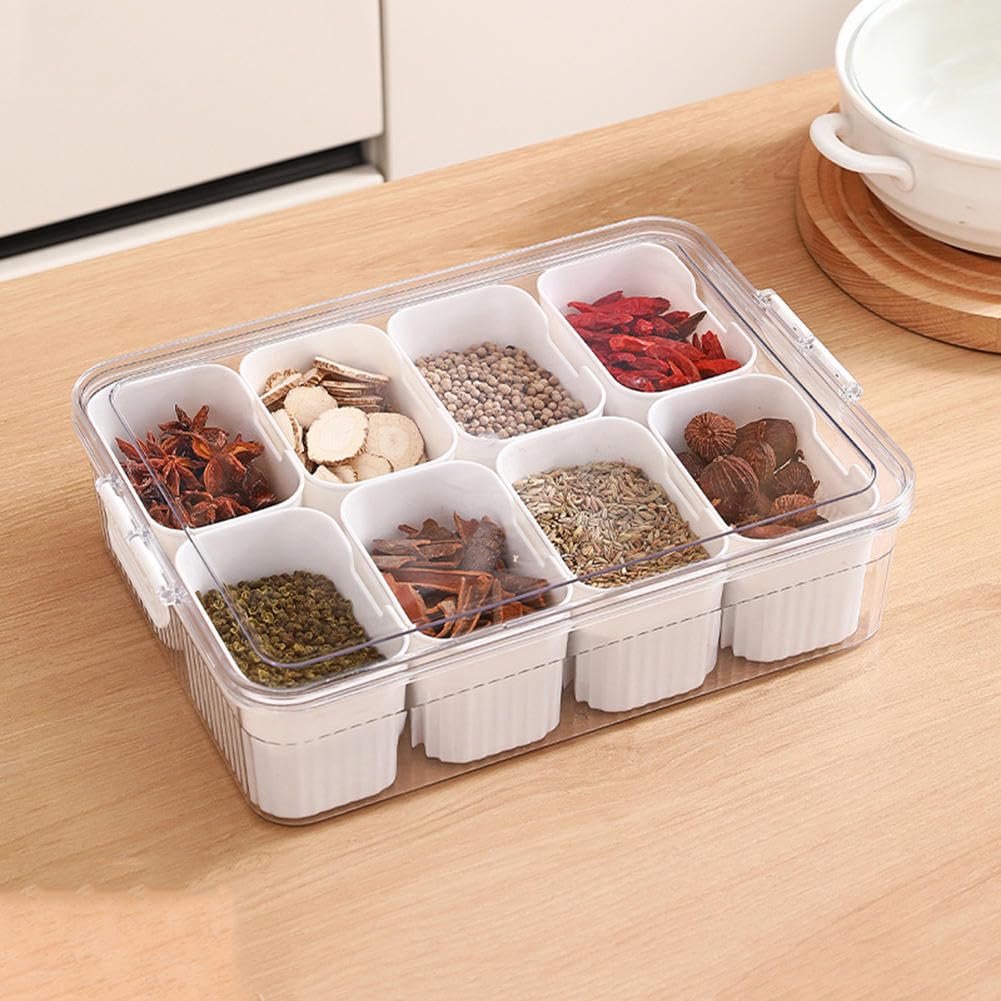 Amazon.com: VINGAA Seasoning Containers,Spice Box,Multi Spice Container ...