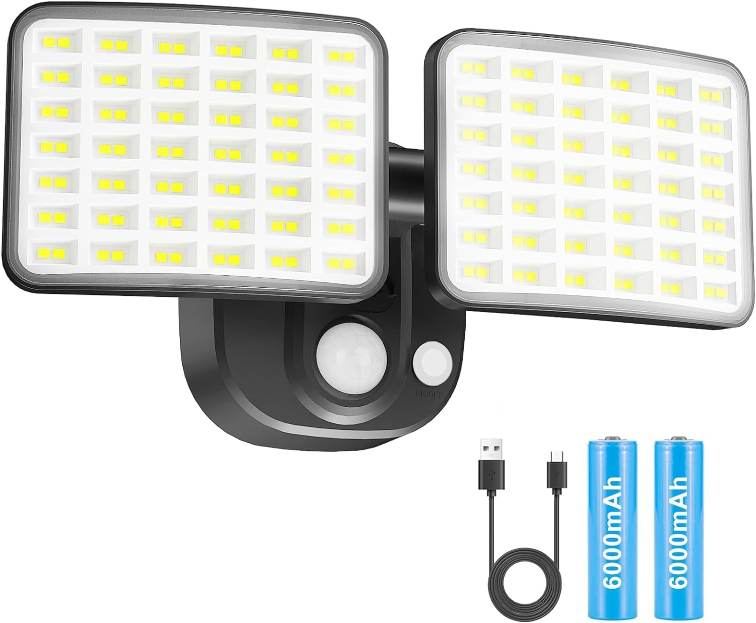 YTKIH Rechargeable Battery-Powered Motion Light (1-3 Months Endurance ...