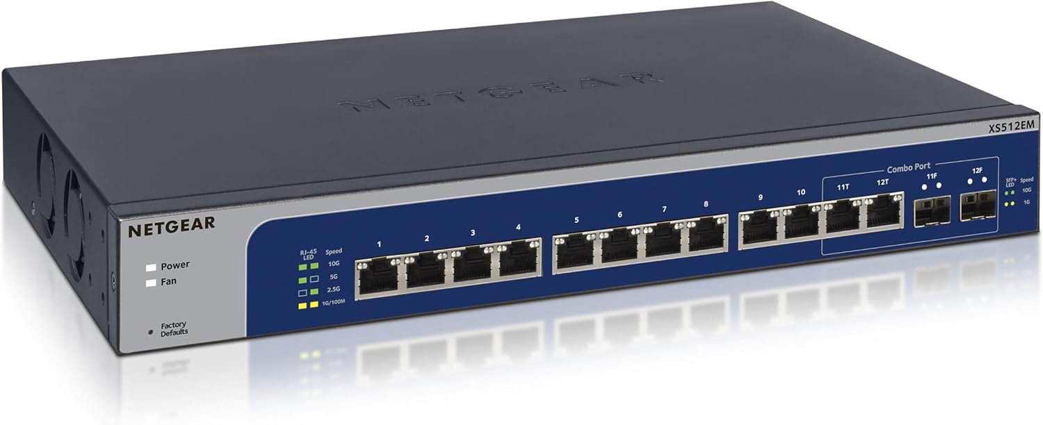 NETGEAR 12 Port 10GB Switch (XS512EM) | Nepal | Ubuy