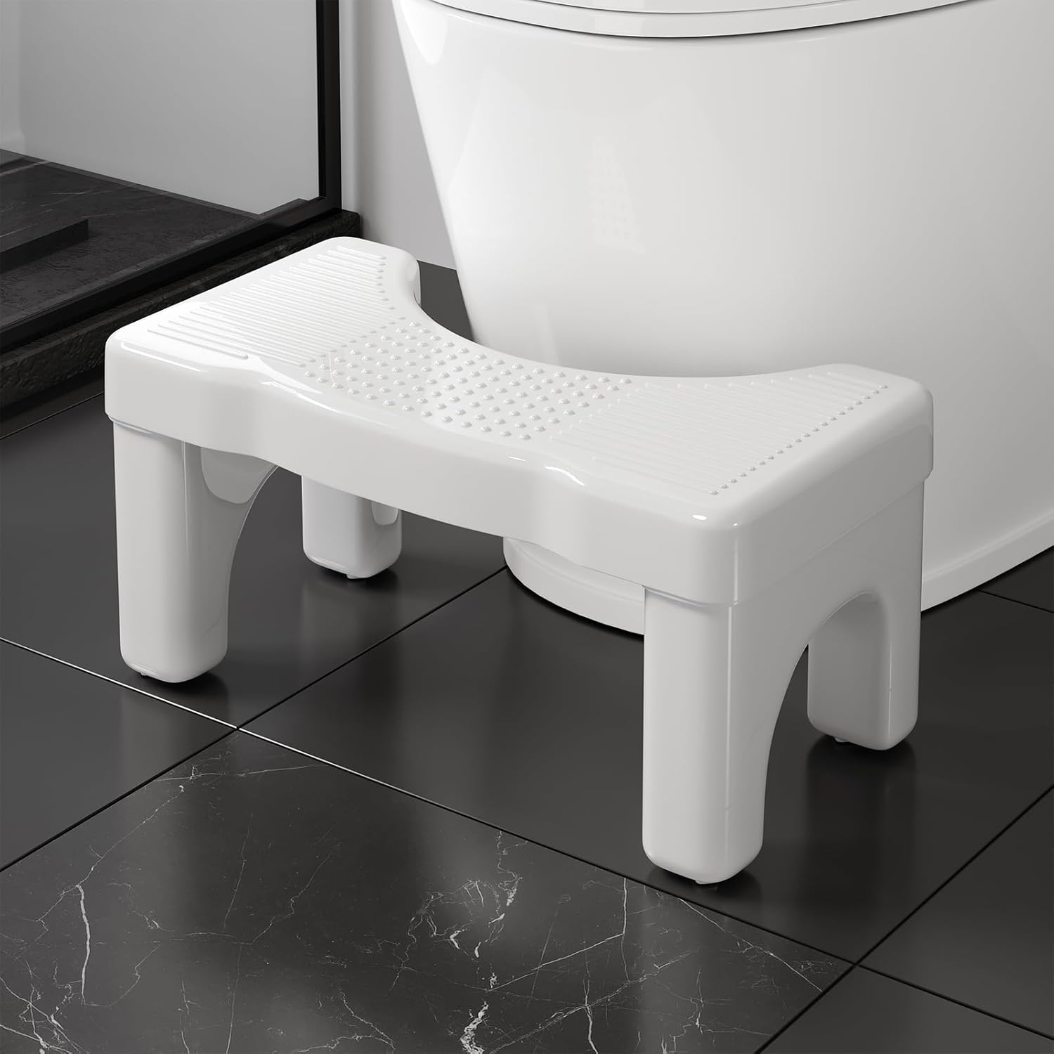 Amazon.com: Kzeirm 9 inch Toilet Step Stool Squat Adult, Upgraded ...
