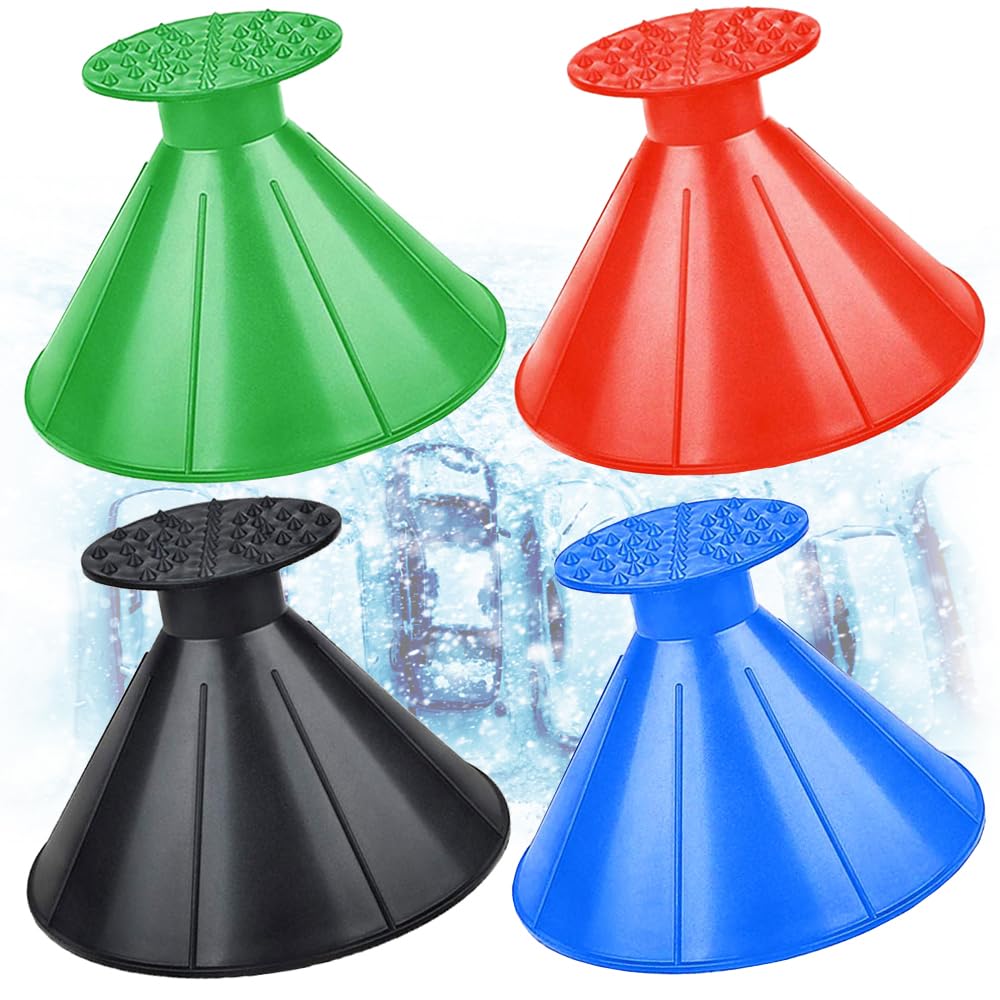 Amazon.com: Vegepeel Ice Scraper for Car,Magical Car Snow Scraper,4 Pcs ...