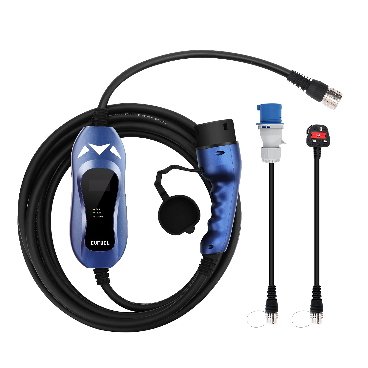 Buy EVFUELType 2 Portable EV charger EVSE Electric Vehicle Plug-in ...