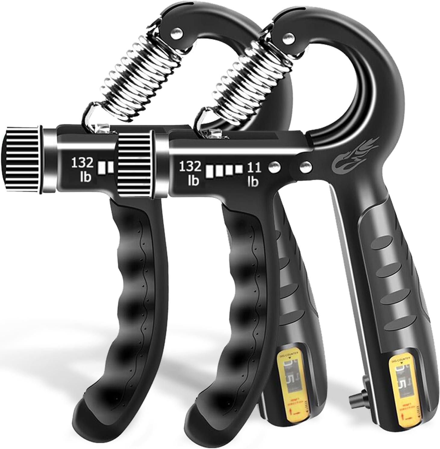Amazon.com: Hand Grip Strengthener - Adjustable Finger Exerciser and ...