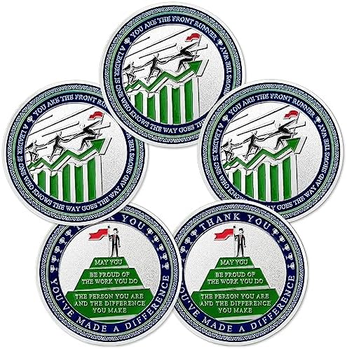 Amazon.com : BHealthLife 5 Pcs Employee Leadership Appreciation Coins ...