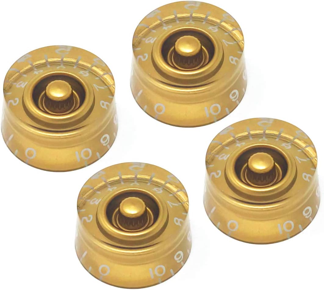 Amazon.com: Vintage Forge Gold Speed Knobs Compatible with Epiphone Les Paul SG Electric Guitar ...