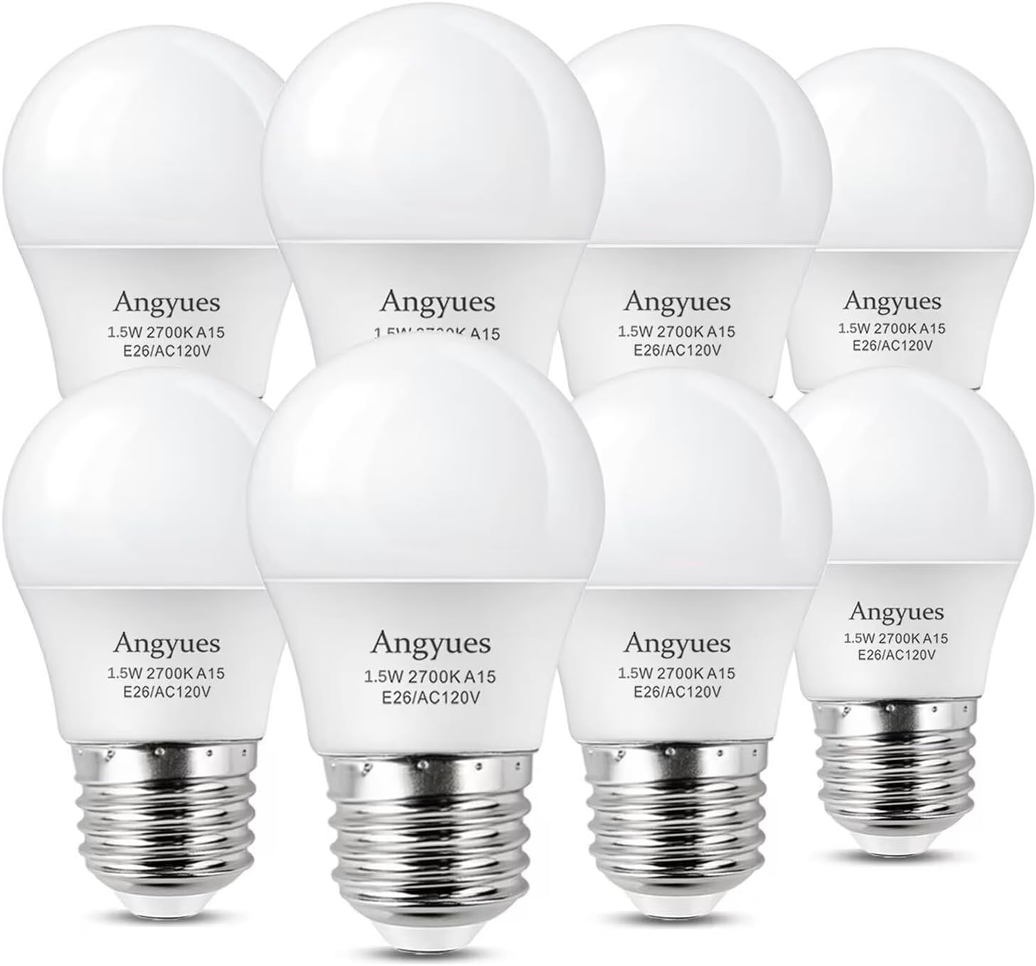 Low wattage A15 LED Light Bulb Replacement 15W 20W 25W E26 Base 120V 2W ...