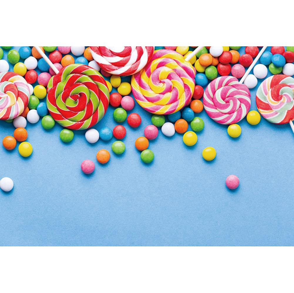 Buy OFILA 3.5x2.5m Lollipop Photography Backdrop Candyland Party ...