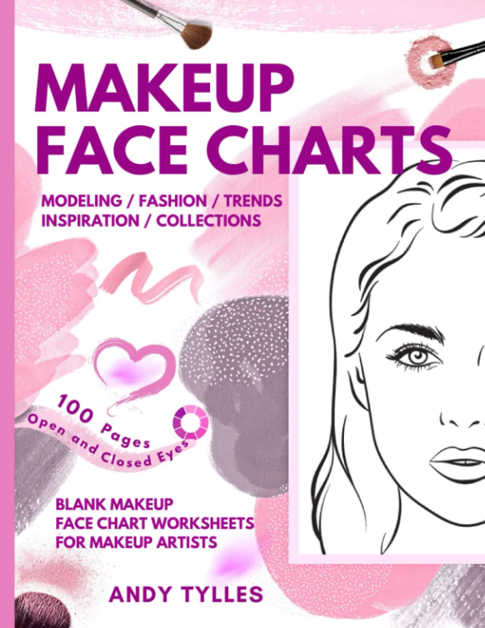 Makeup Face Charts Blank Face Charts For Makeup Artists From ...