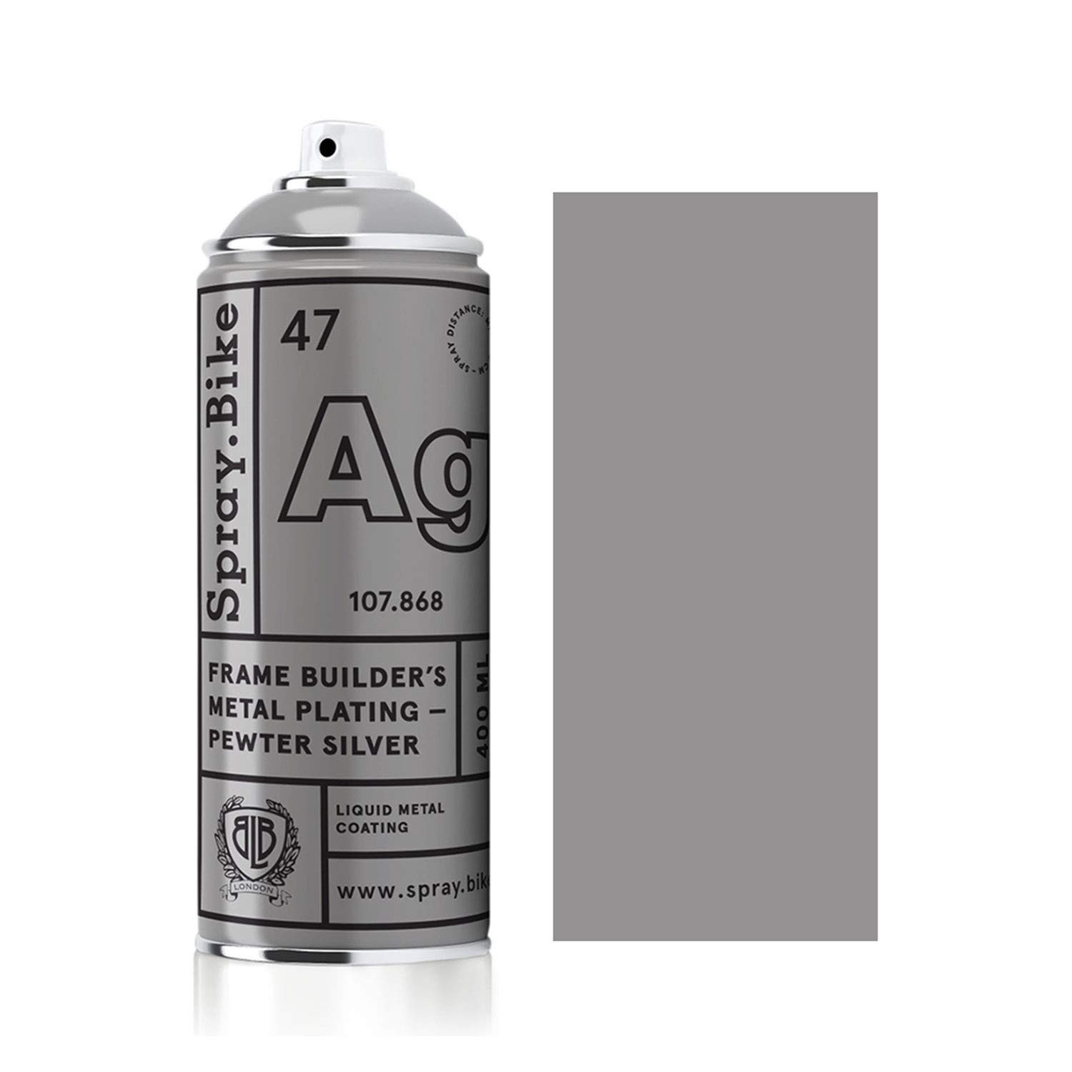 Spray.Bike Frame Builder's Metal Plating Spray Paint | Silver Spray ...