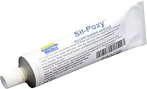 Sil-Poxy Silicone Adhesive - 3 Ounce Tube by Smooth : Amazon.fr: Bricolage