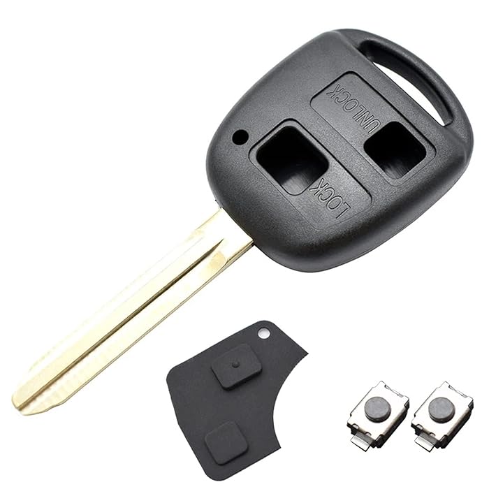 Buy HooRLZ Toyota Key Fob Cover Replacement For Toyota Yaris Corolla ...