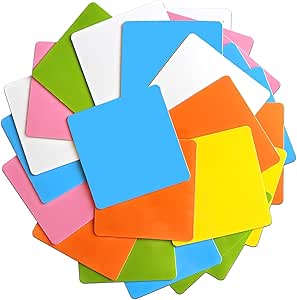 Amazon.com : 12 Pack 3"x3" Reusable Magnetic Sticky Notes, Dry Erase ...