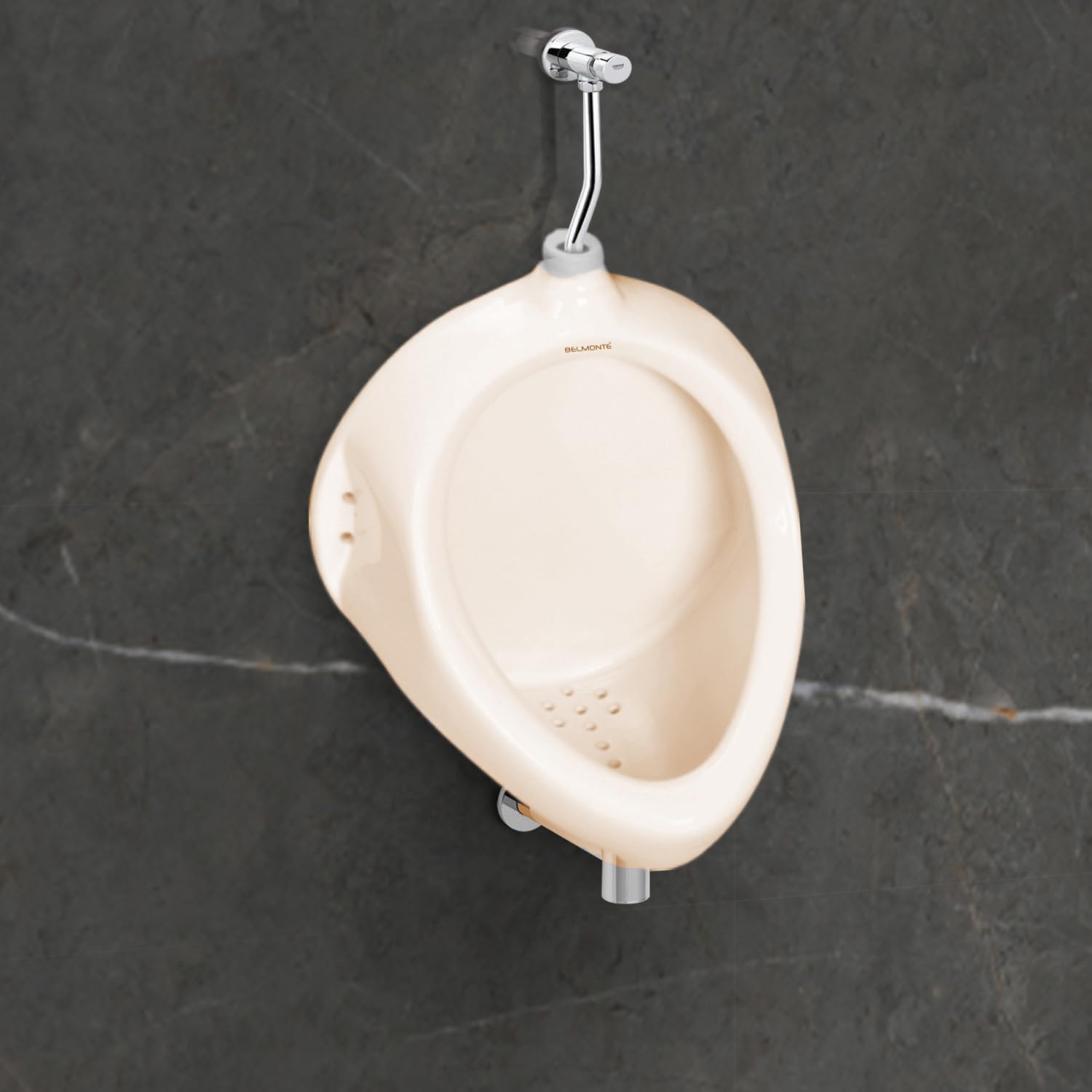 Belmonte Ceramic Round/Small Gents/Male/Men Urinal Pot/Toilet (Ivory ...