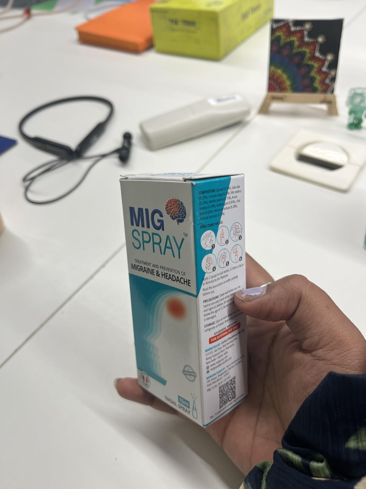 MIGSPRAY Instant Migraine Headache Pain Relief With Migspary Products ...