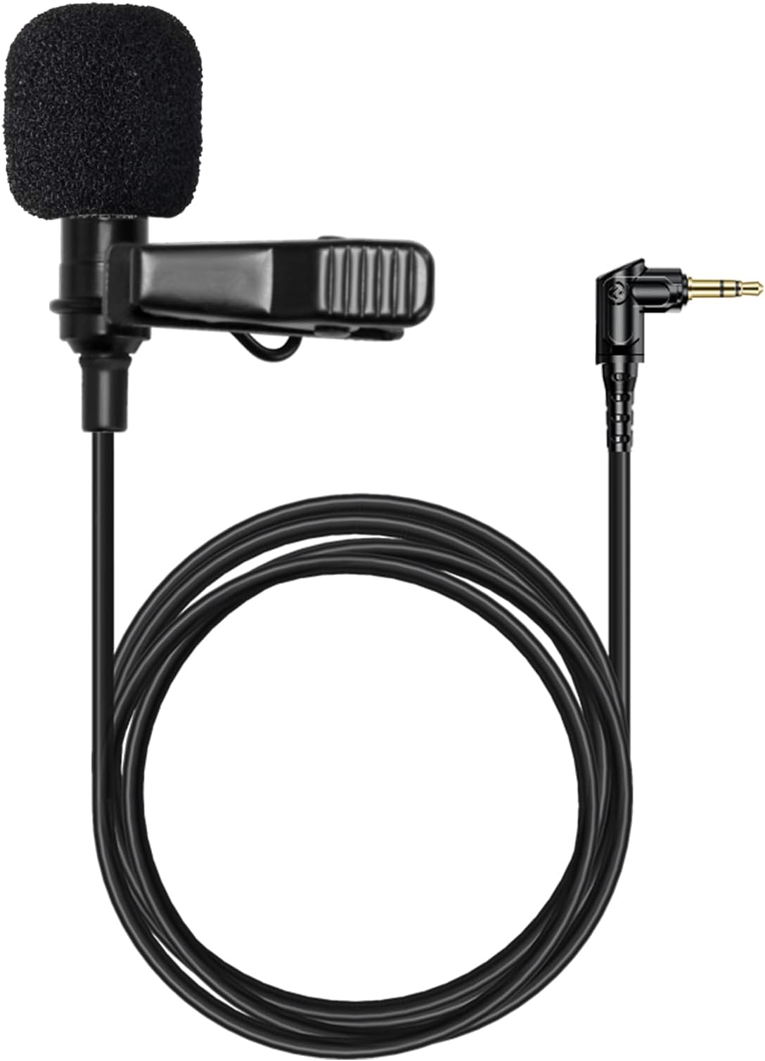 Amazon.com: Sony Compact Stereo Lavalier Microphone ECMLV1,Black, Small ...
