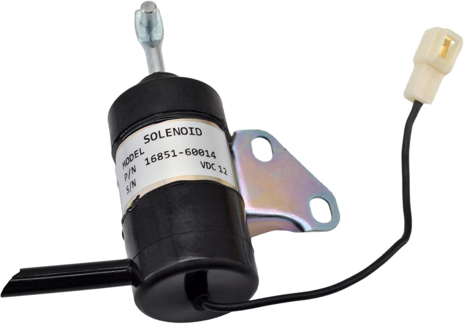 Amazon.com: 16851-60014 Fuel Shut Off Solenoid Compatible with Kubota ...