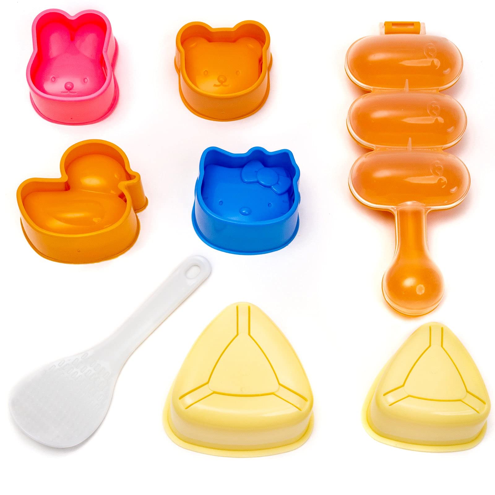 Buy Rice Ball Maker Kit with 8 Pieces - Sushi Sumo Musubi Maker Onigiri ...