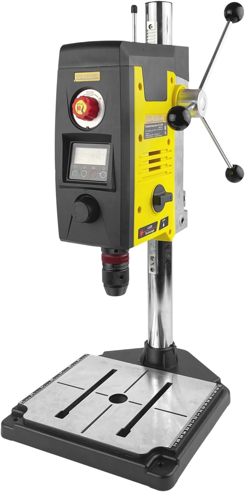 Scheppach Tischbohrmaschine DP60 | Digitaldisplay | LED-Licht & Laser ...