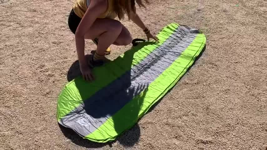 Watch How to Inflate and Deflate the Self Inflating Sleep Pad on Amazon ...