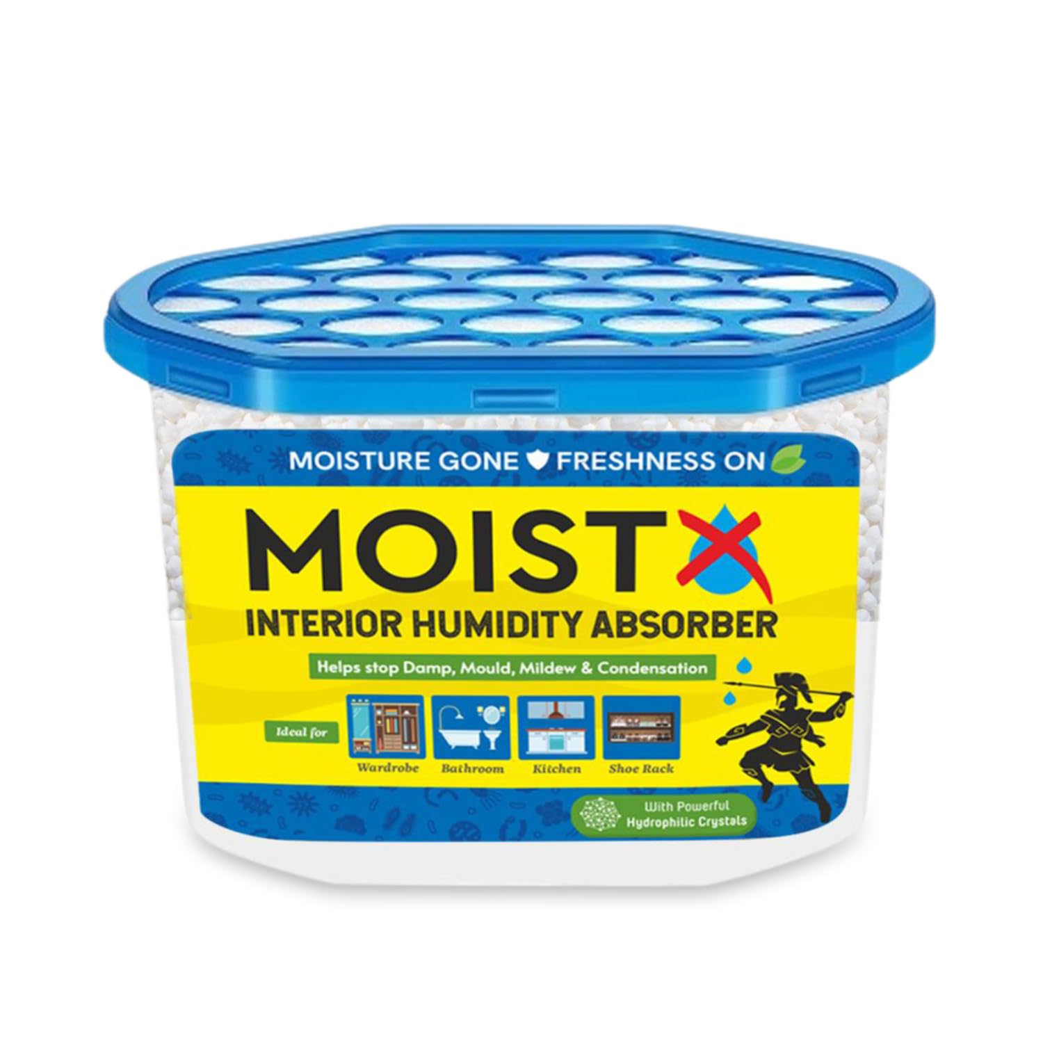 MOISTX Moisture Absorber 300g box | Capacity to trap 600ml (Each pack ...