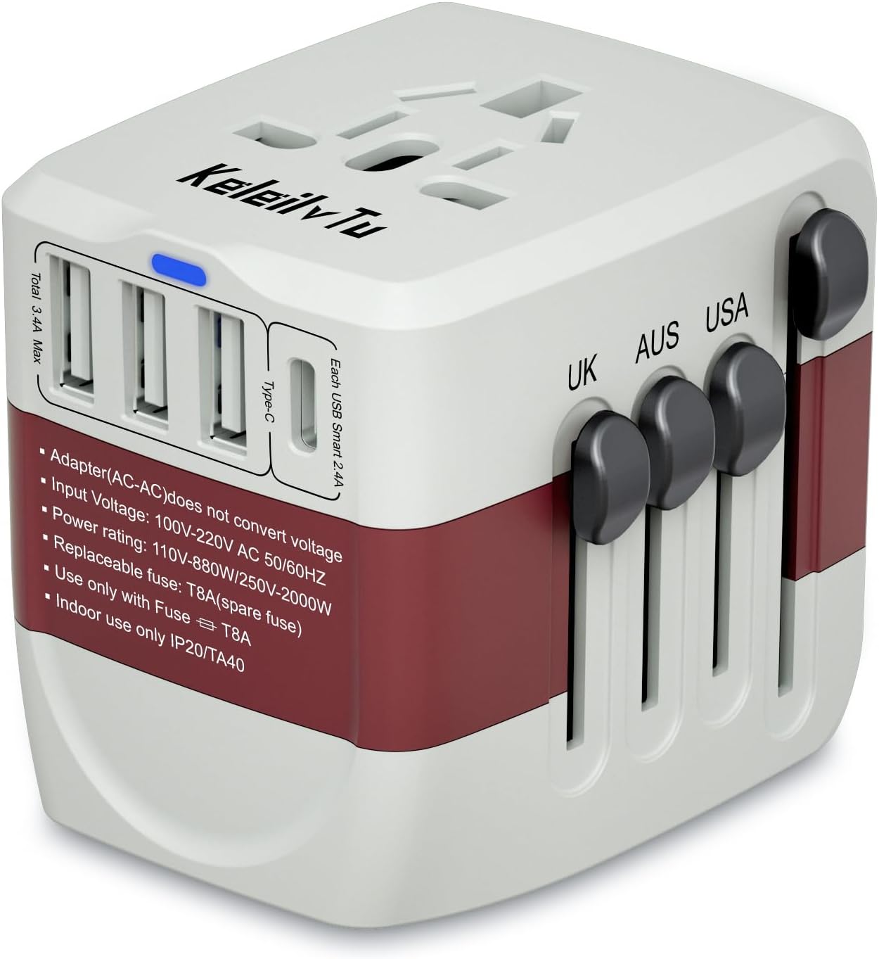 Amazon.com: International Travel Adapter All-in-one Universal Power ...