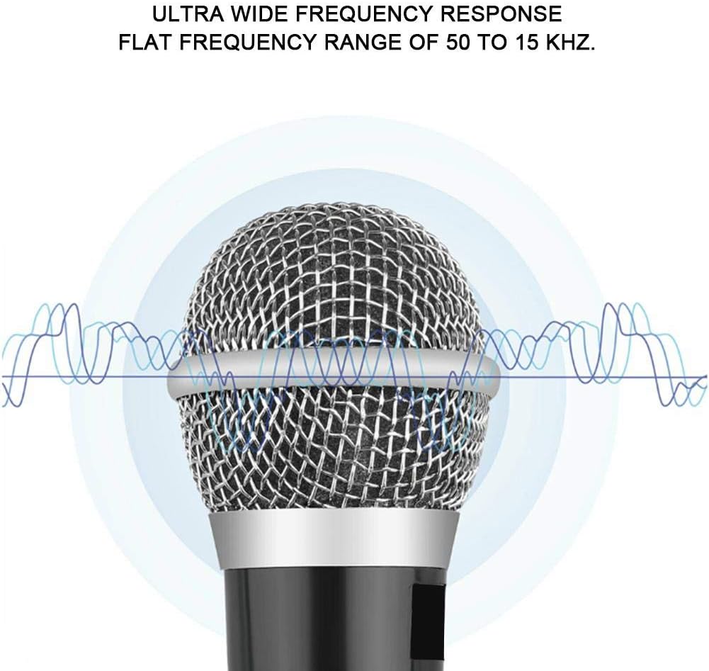 Universal Wired Handheld Microphone, High Sensitivity Unidirectional ...
