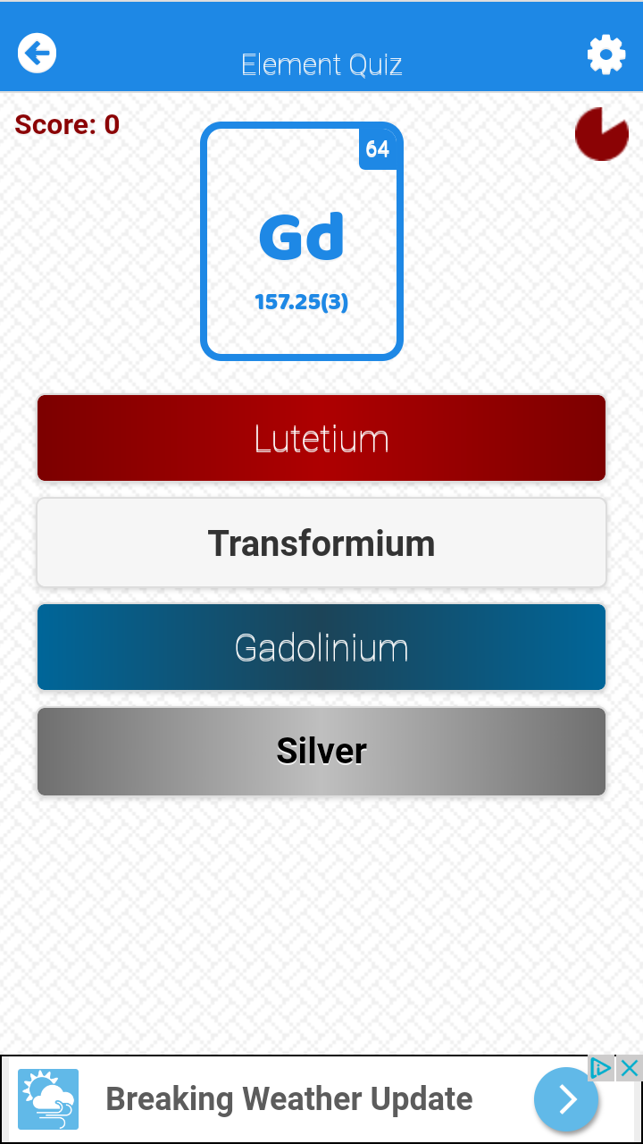 The Periodic Table Element Quiz - App on Amazon Appstore