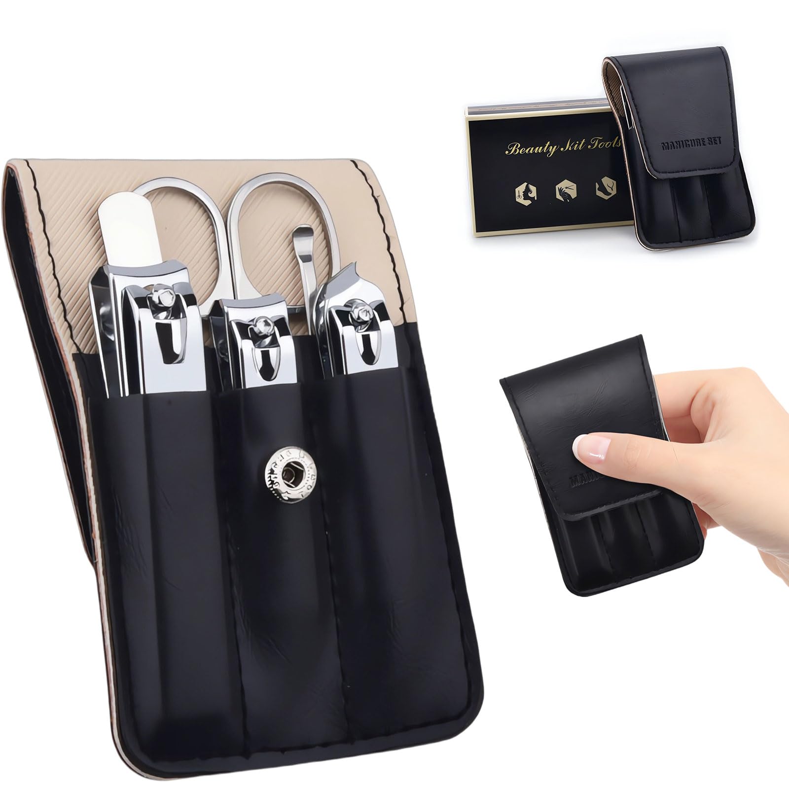 Amazon.com : Nail Clipper Set, 6 Pcs Toenail Clippers, Stainless Steel ...