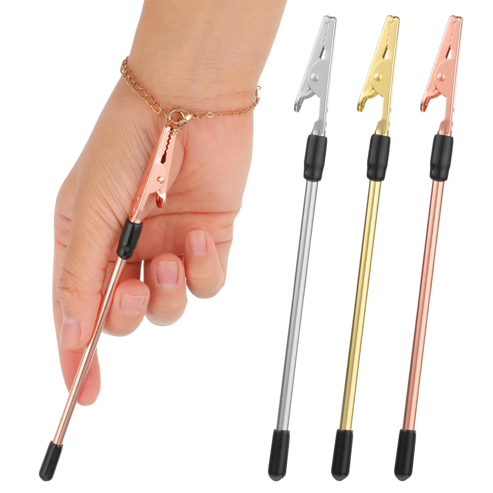 Amazon.com: Mabor 3 Pcs Bracelet Helper Tool,Jewelry Clasp Helper,Wear ...