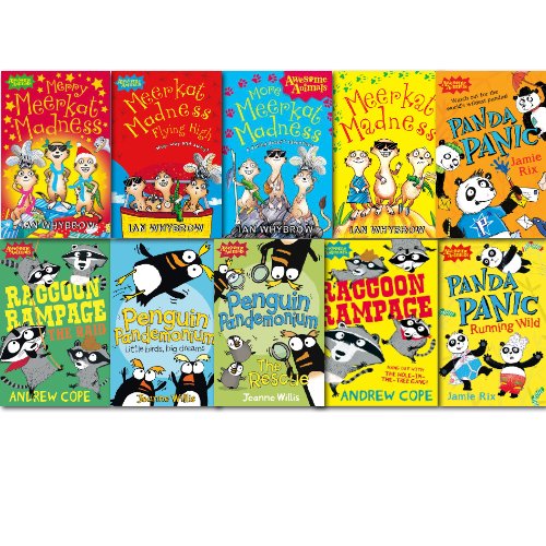 Awesome Animals Collection 10 Books Set, (Merry Meerkat Madness, Meerkat Madness: Flying High ...