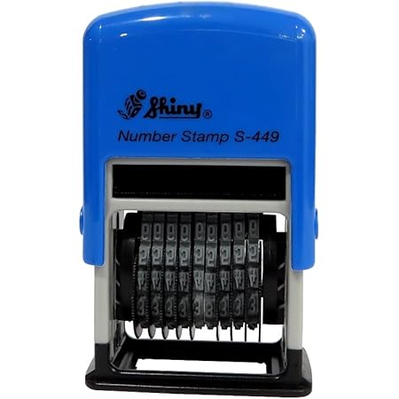SENREAL Automatic Numbering Machine Self Inking Number Stamp Auto Jump ...