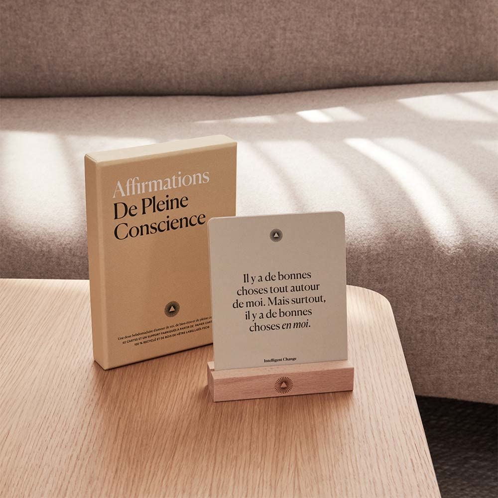 Snapklik.com : French Mindful Affirmation Cards, Daily Words Of ...