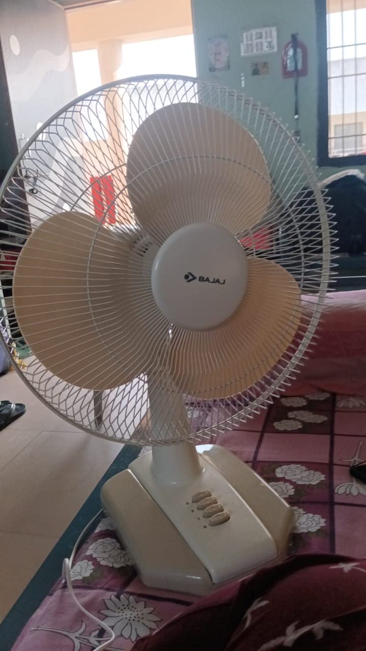 Buy Bajaj Elite Neo 400 mm Table Fan (White) Online at Low Prices in ...