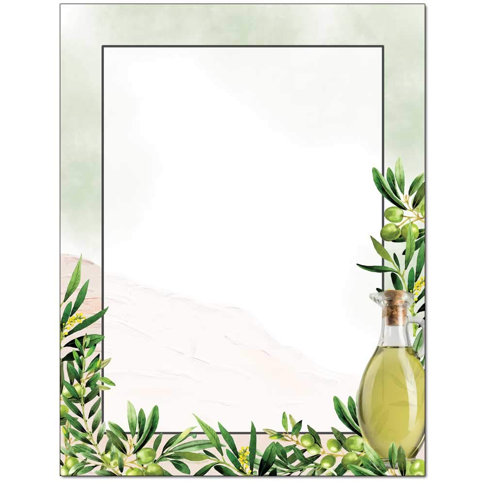 Amazon.com : Olive Oil Letterhead Laser & Inkjet Printer Paper (25 Pack ...