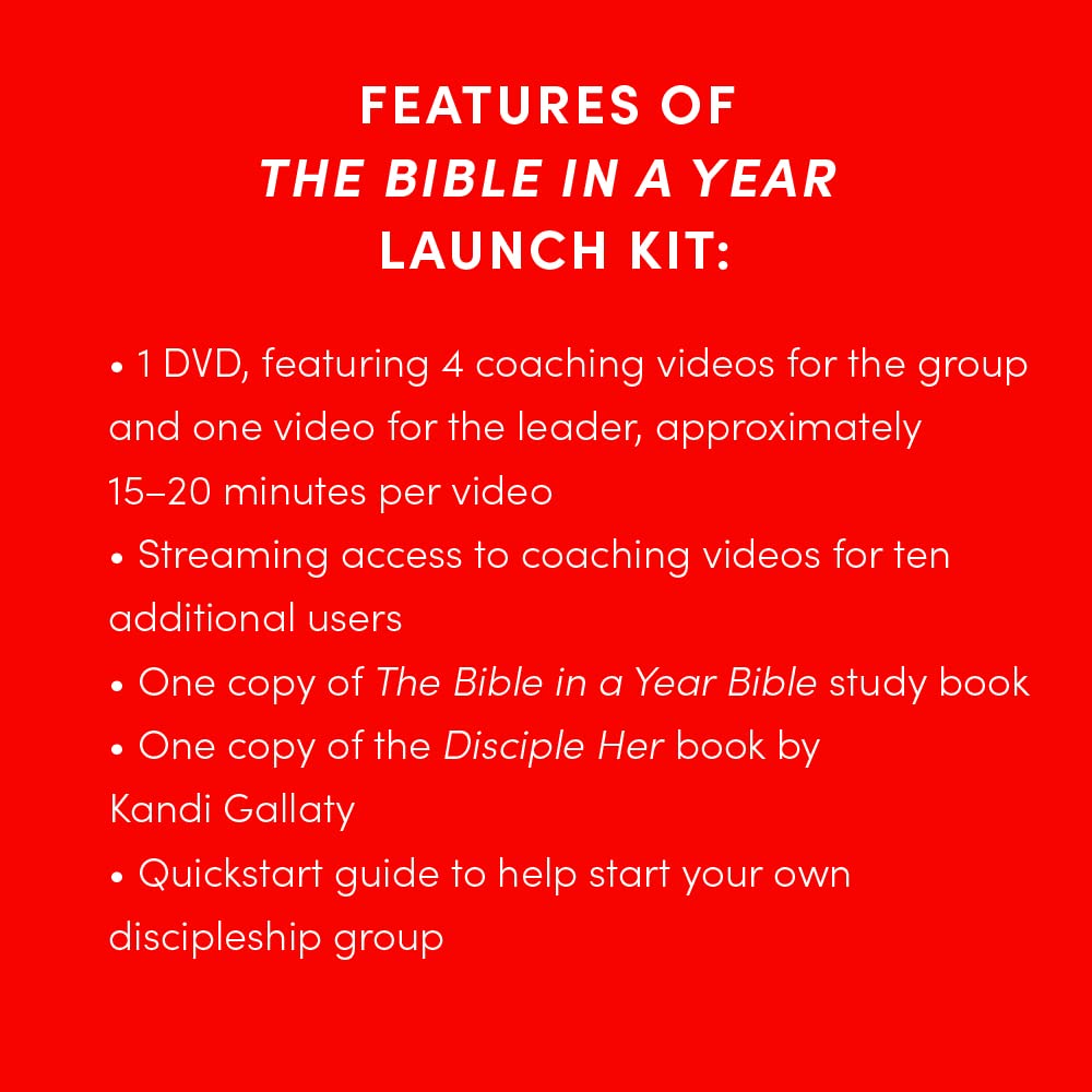 Snapklik.com : The Bible In A Year - Launch Kit: A Scripture Reading Journey For Women